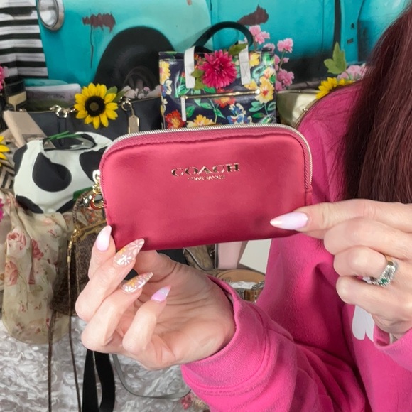 Bags | 2 Coach Fragrance Zipper Pouch | Poshmark